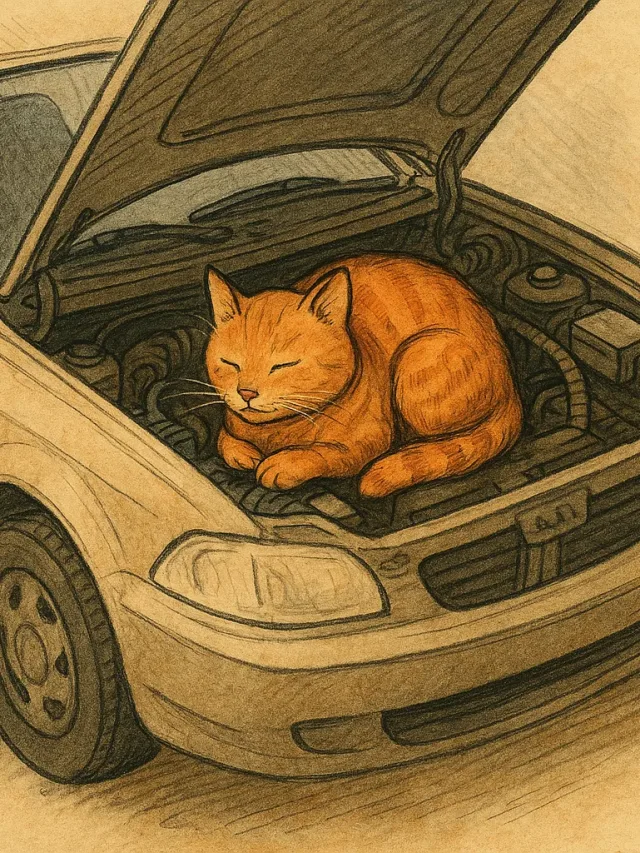 O que acontece se um gato entrar no motor do carro? - Fala Regional